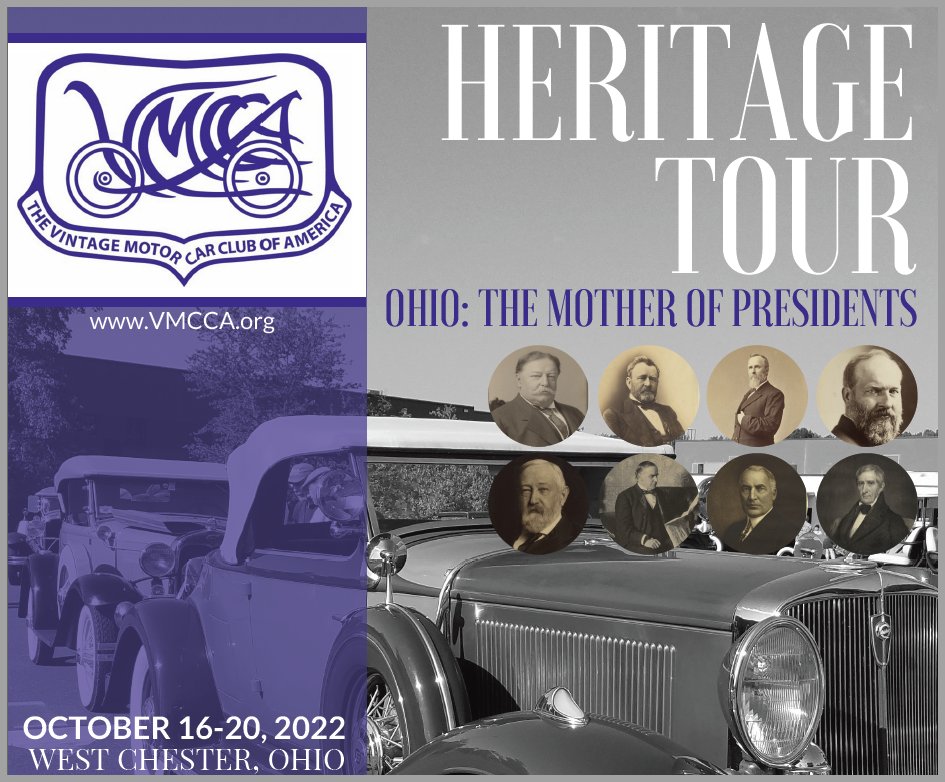 VMCCA National and Local Tours for 2022 and 2023